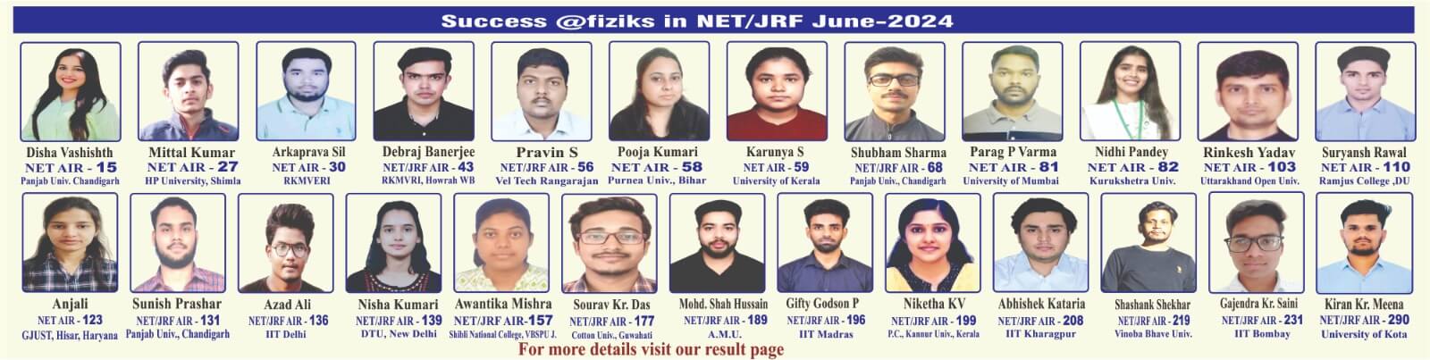 Home - An Institute for IIT JAM, CSIR NET JRF, JEST, TIFR Physics Coaching